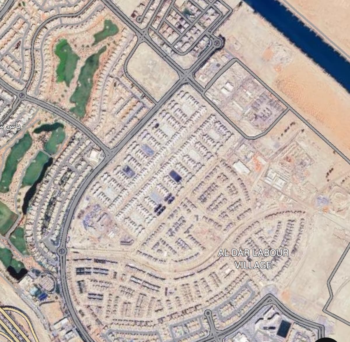 Very large lands and islands in Abu Dhabi